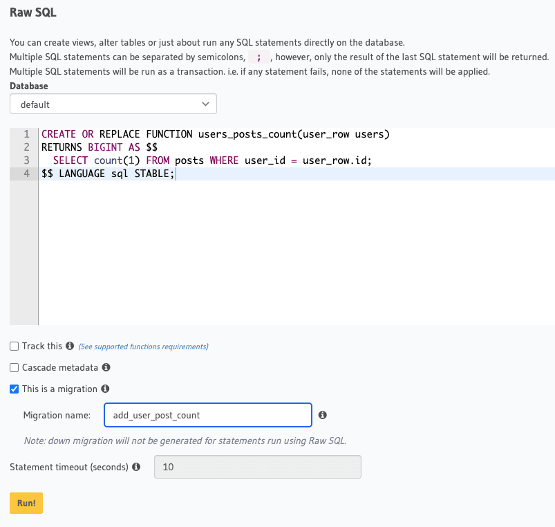 How To Setup A Computed Field In Hasura 