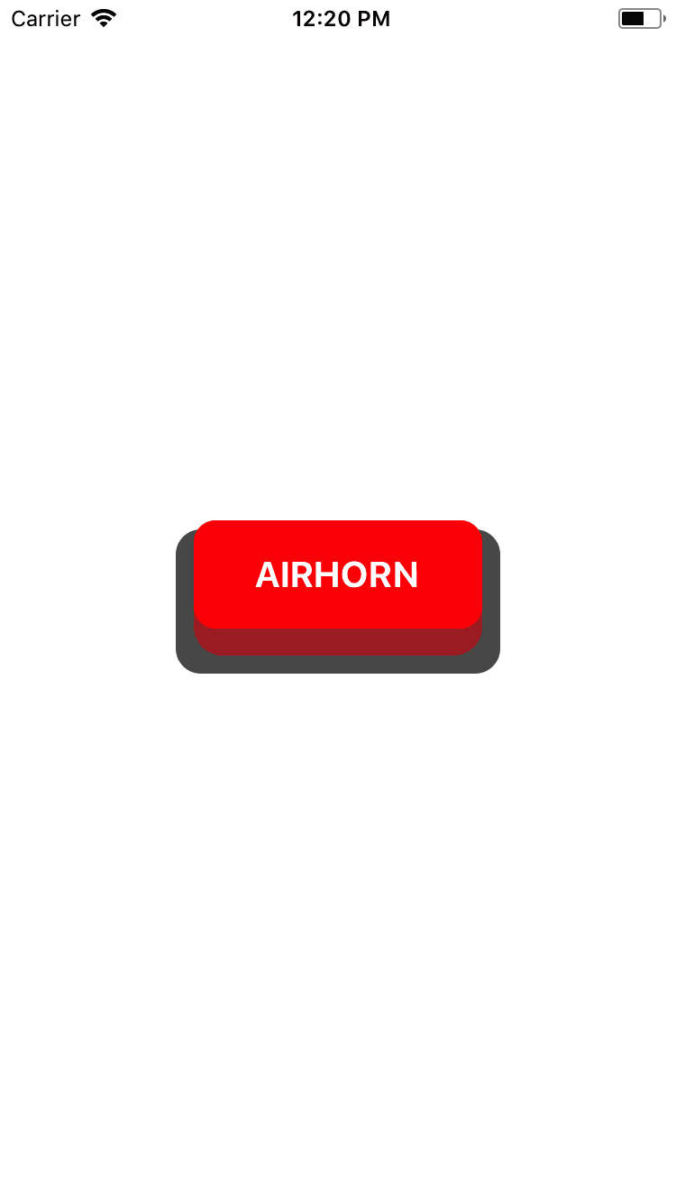 Create an Animated 3D Effect Airhorn Button in React Native